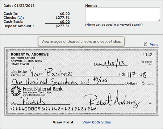 Cashing A Business Check Without A Business Account Business Walls